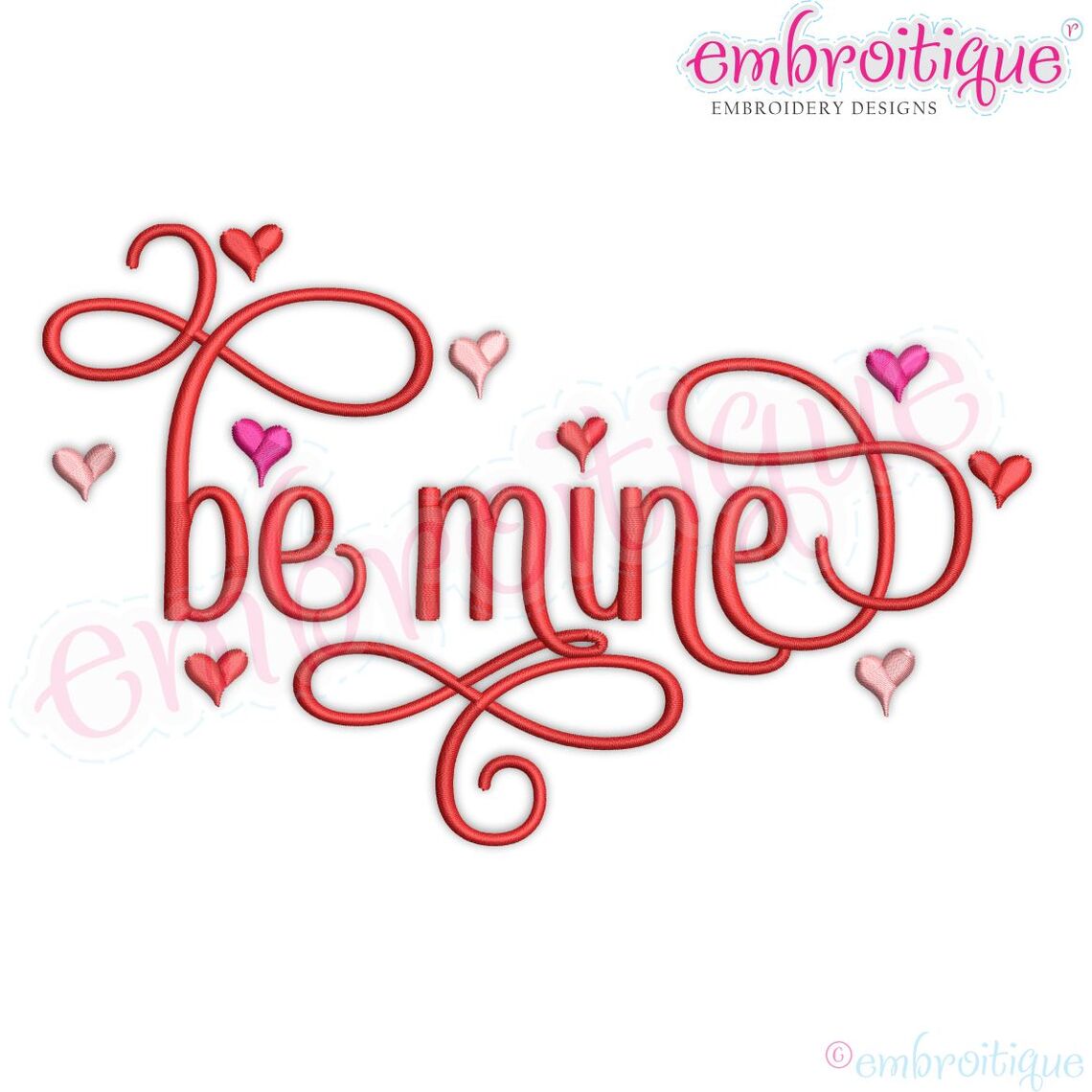 Embroidery Designs :: Holidays :: Valentine's Day :: Be Mine with ...